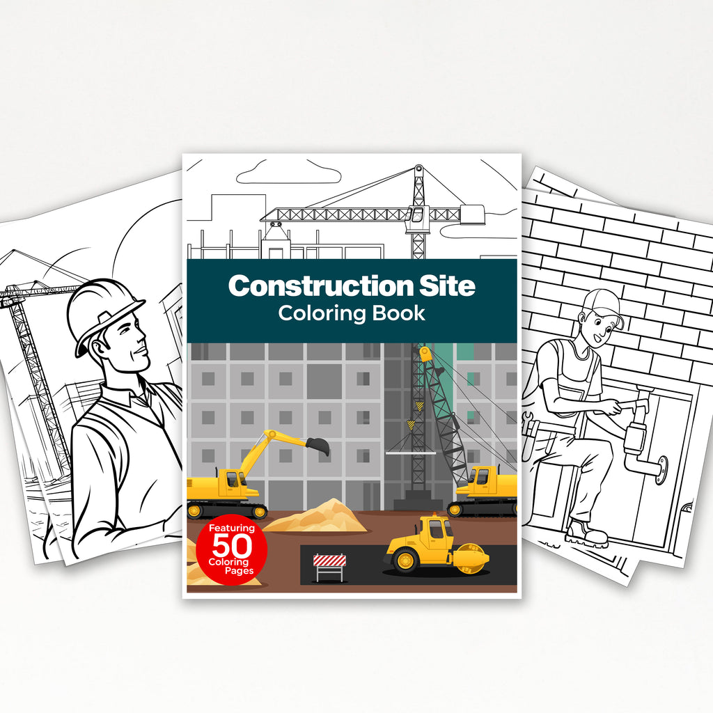 50 Construction Site Printable Coloring Pages For Kids & Adults (INSTA ...