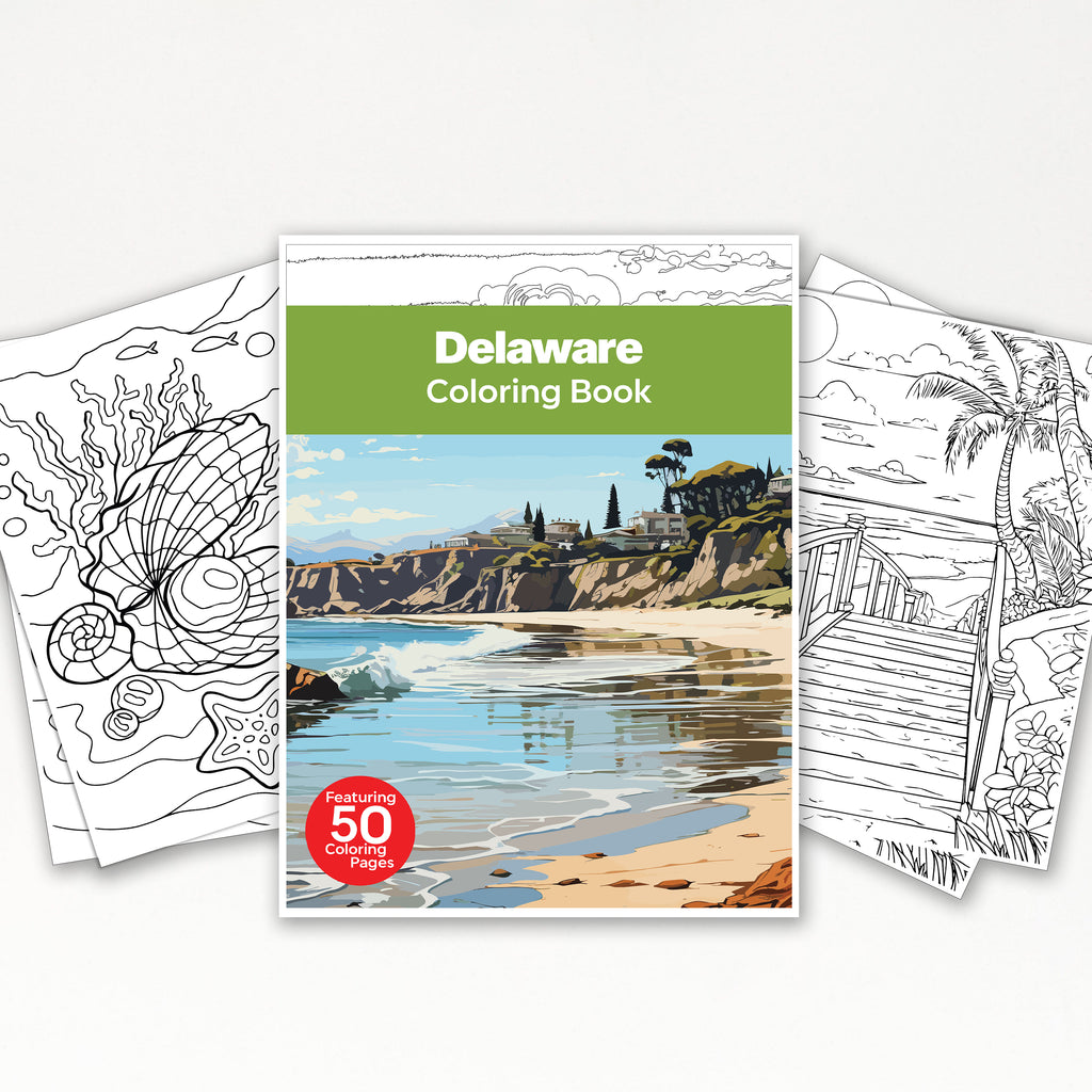 50 Delightful Delaware Printable Coloring Pages For Kids & Adults (INS ...