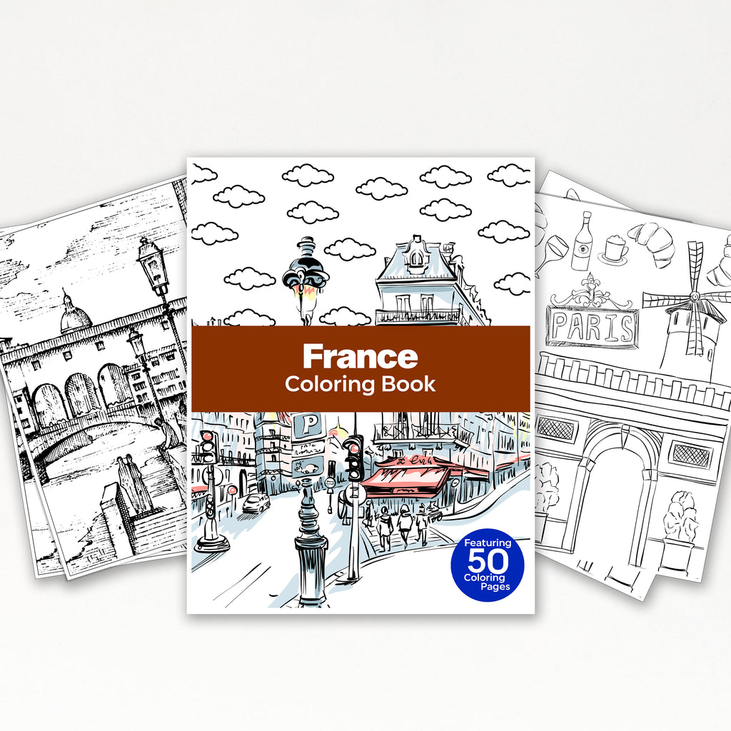 50 Mesmerizing France Printable Coloring Pages For Kids & Adults (INST ...