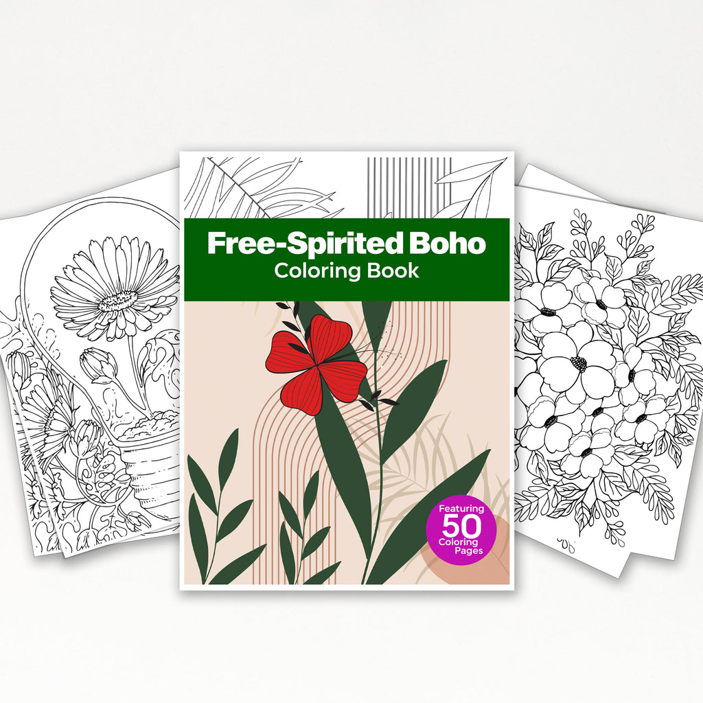 50 Free-Spirited Boho Printable Coloring Pages For Kids & Adults (INST ...