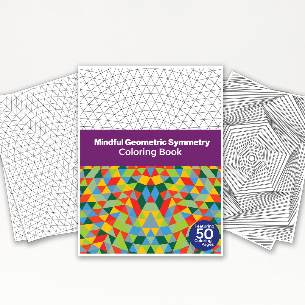 50 Mindful Geometric Symmetry Printable Coloring Pages For Kids & Adul ...