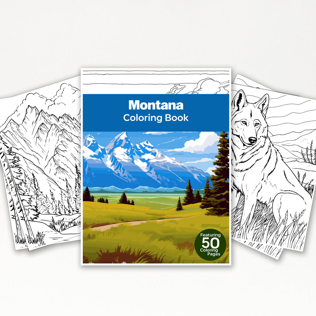 50 Mesmerizing Montana Printable Coloring Pages For Adults & Kids (INS ...