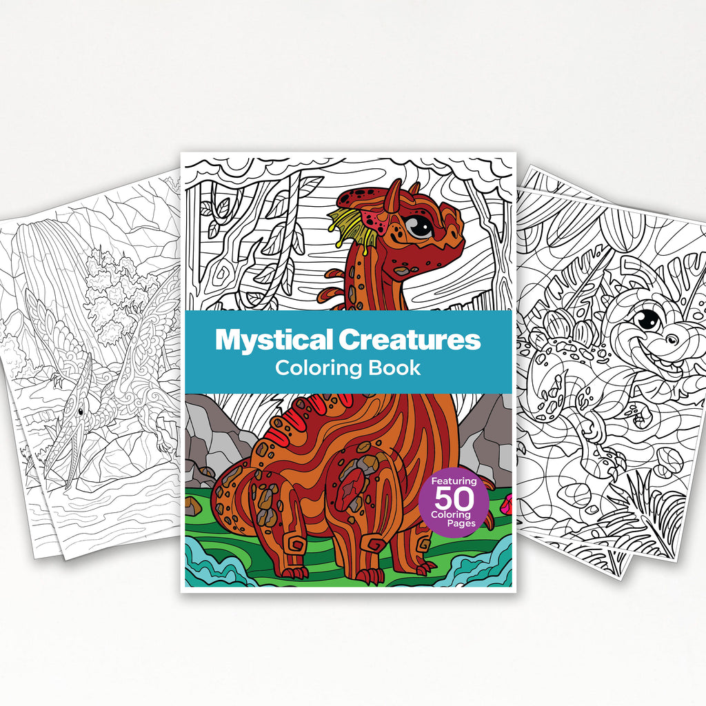 50 Mystical Creature Printable Coloring Pages For Kids & Adults (INSTA ...