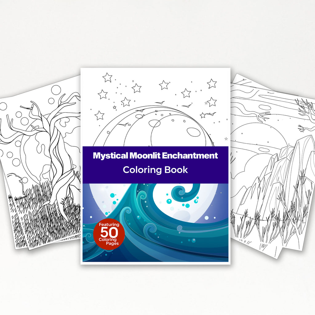 50 Mystical Moonlight Enchantment Printable Coloring Pages For Kids ...
