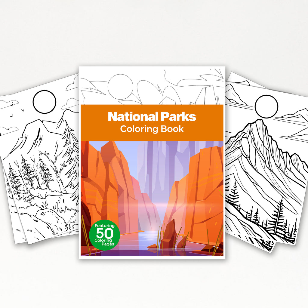 50 Stunning National Parks Printable Coloring Pages For Kids & Adults ...