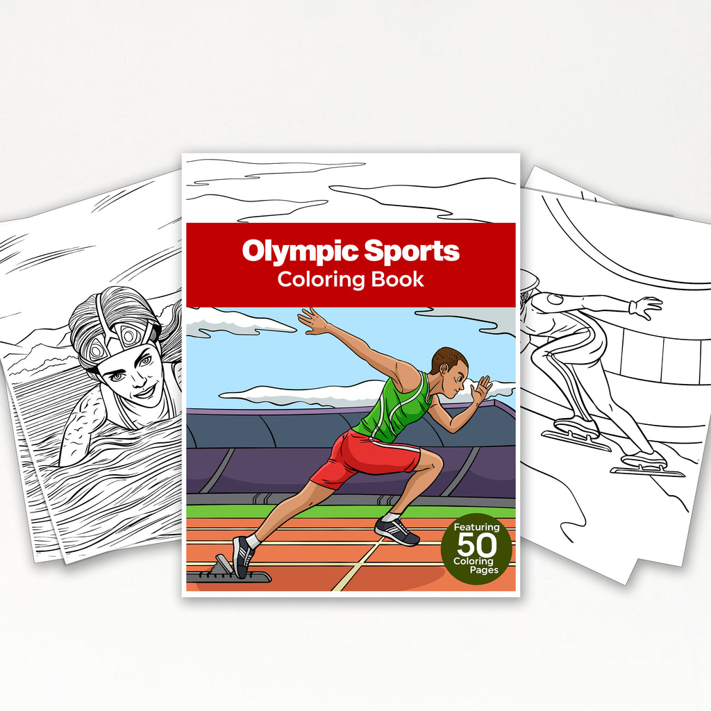 50 Inspiring Olympic Printable Coloring Pages For Kids & Adults (INSTA ...