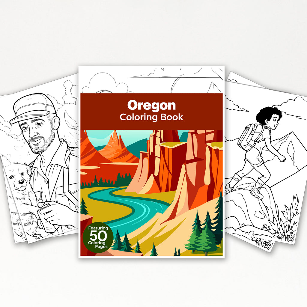 50 Best Oregon Printable Coloring Pages For Kids & Adults (INSTANT DOW ...