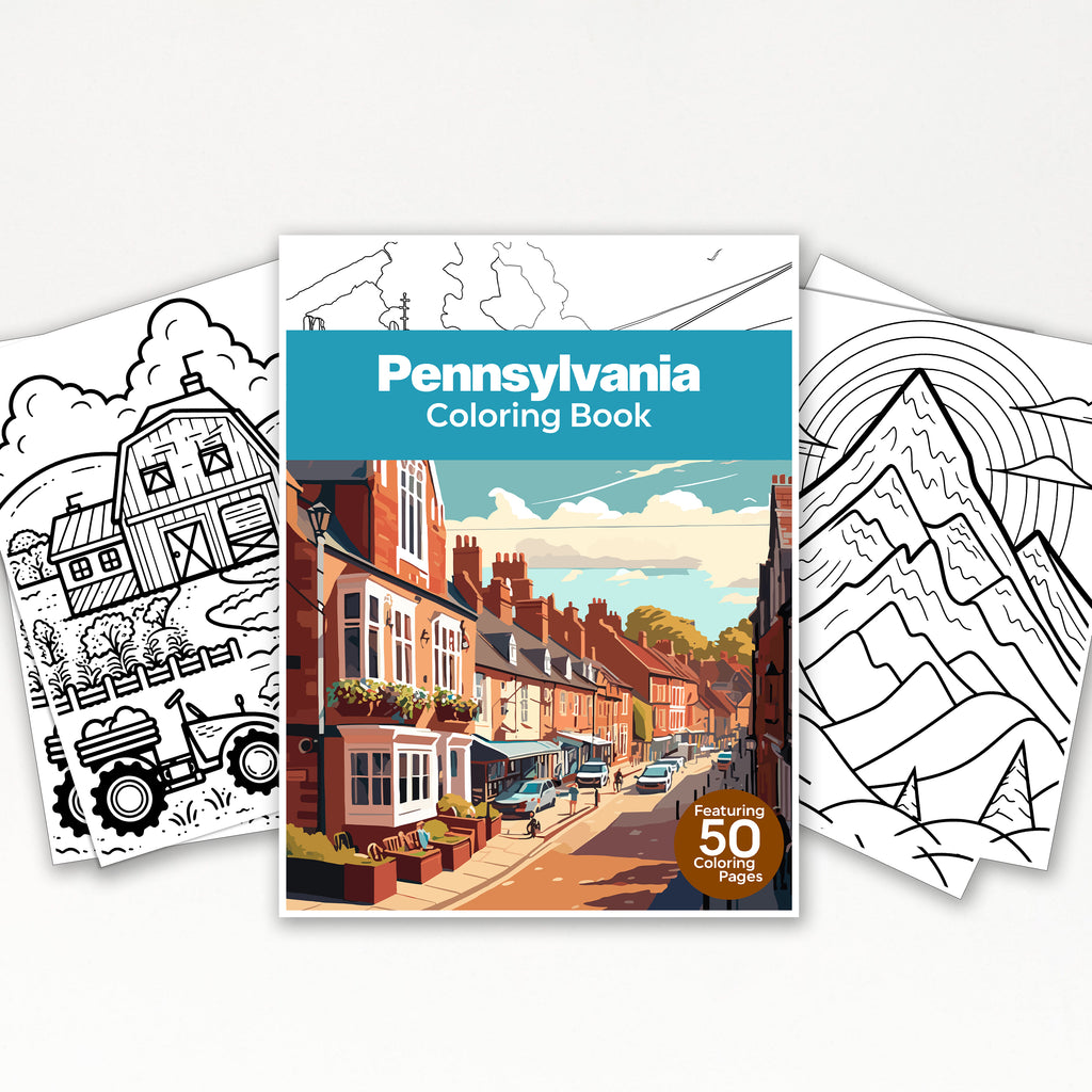 50 Amazing Pennsylvania Printable Coloring Pages For Kids & Adults (IN ...