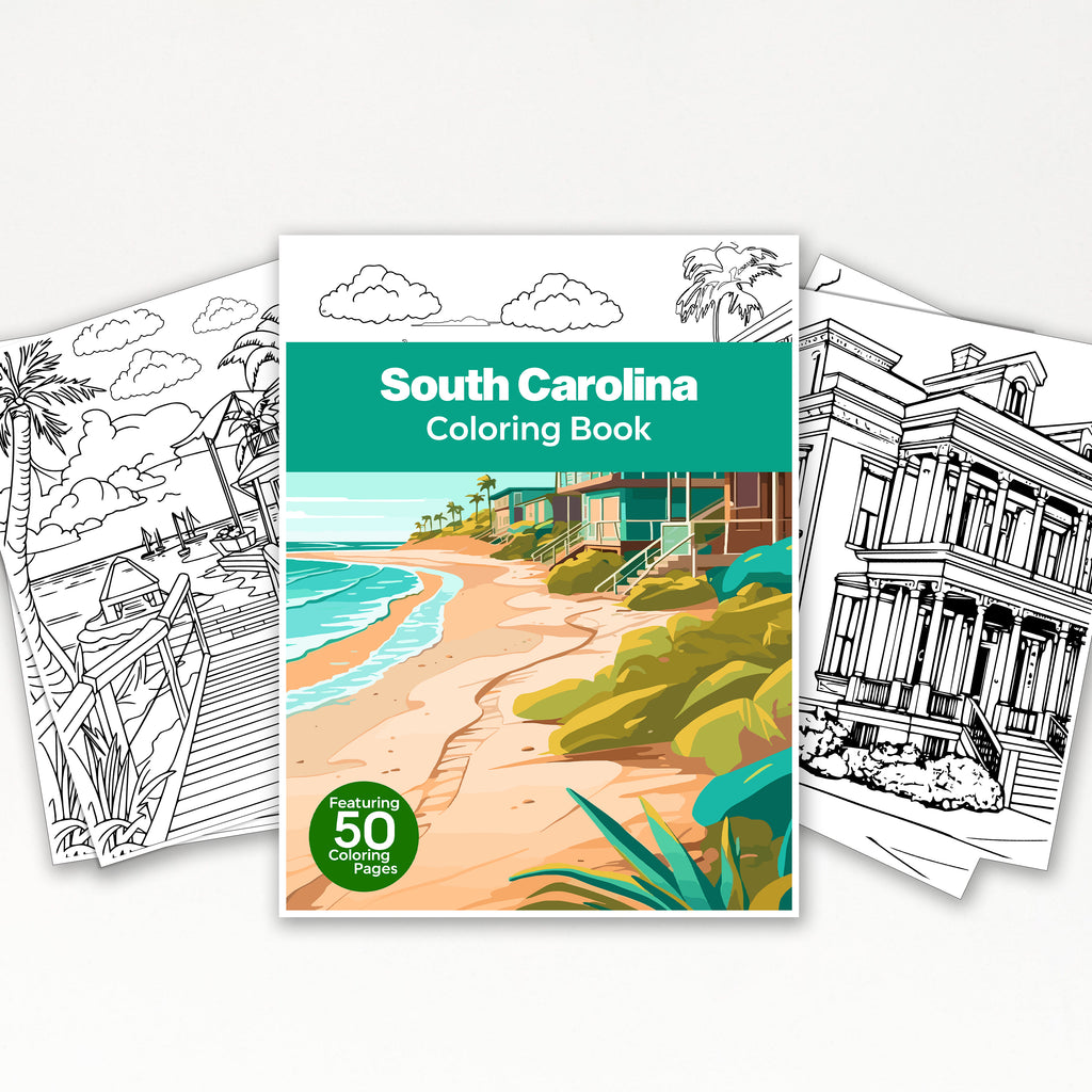 50 Amazing South Carolina Printable Coloring Pages For Adults & Kids ...
