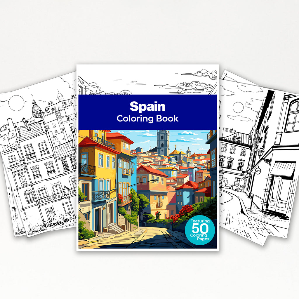 50 Fascinating Spain Printable Coloring Pages For Kids & Adults (INSTA ...