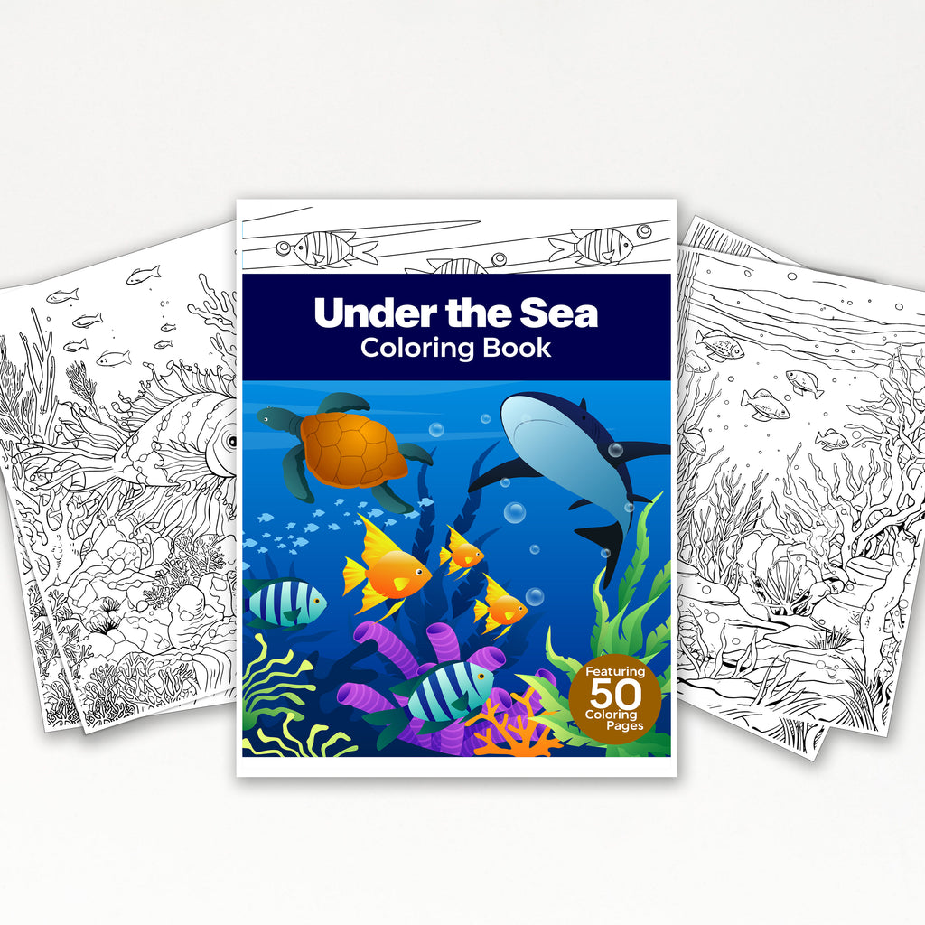 50 Enchanting Under the Sea Printable Coloring Pages For Kids & Adults ...