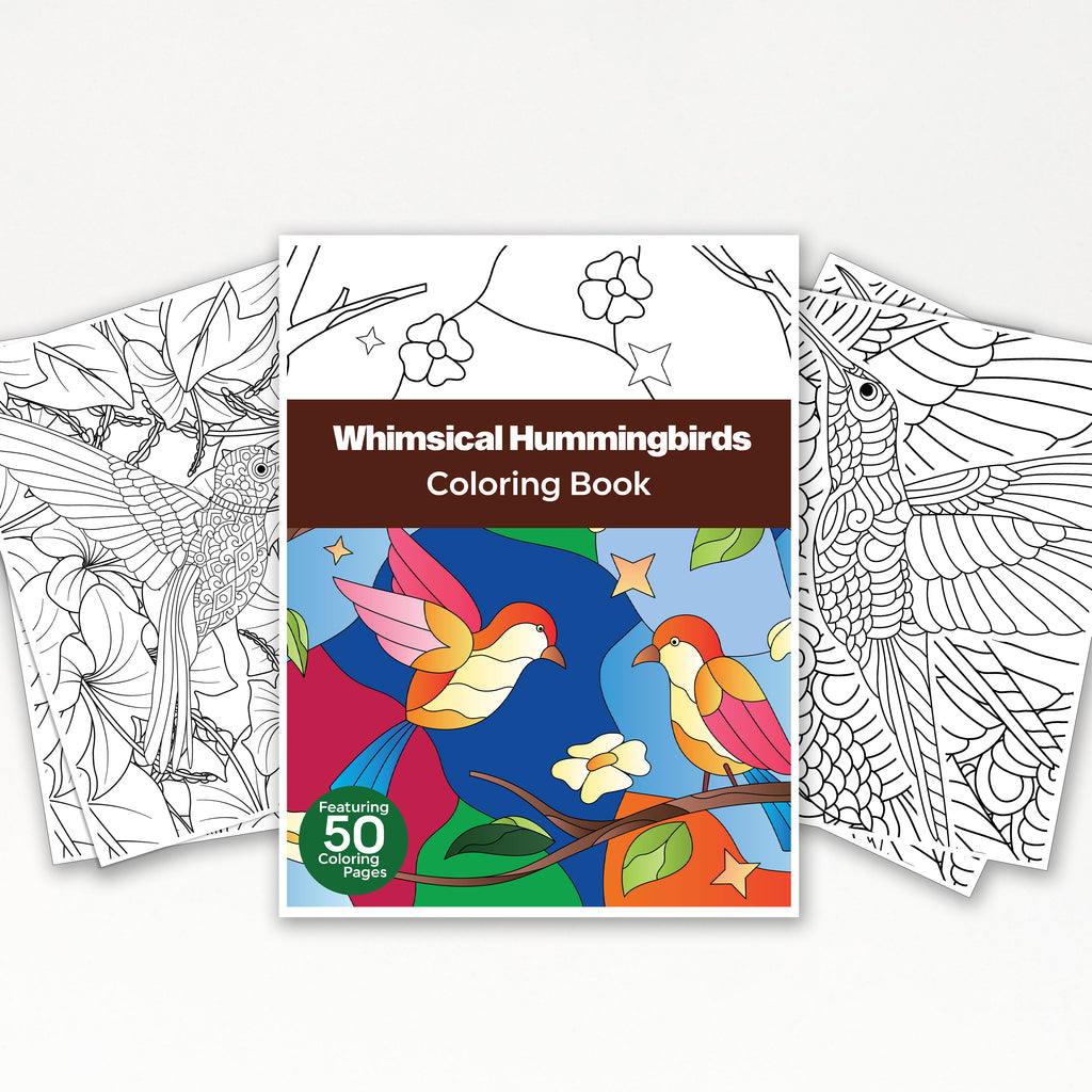 50 Whimsical Hummingbirds Printable Coloring Pages For Kids And Adults ...