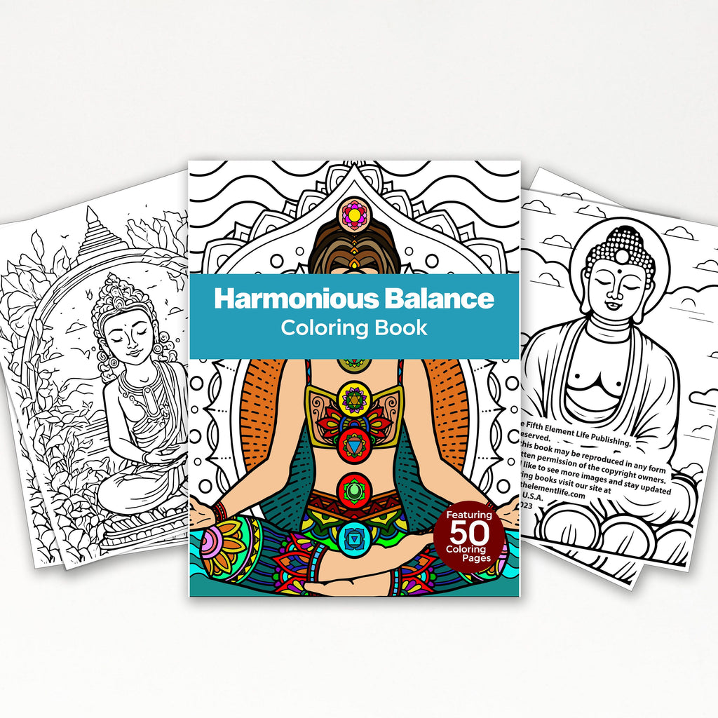 50 Harmonious Balance Printable Coloring Pages for Kids and Adults (IN ...