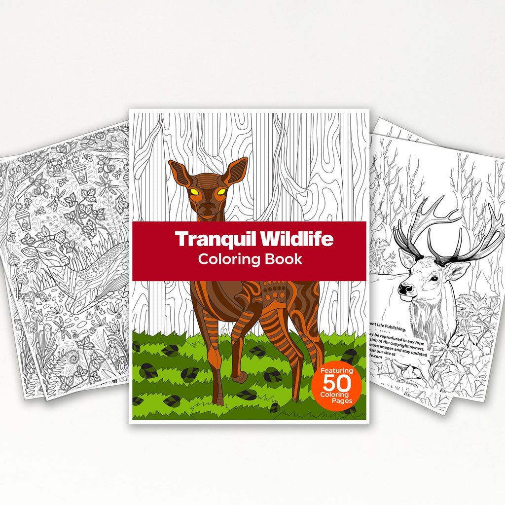 50 Tranquil Wildlife Printable Coloring Pages For Kids & Adults (INSTA ...