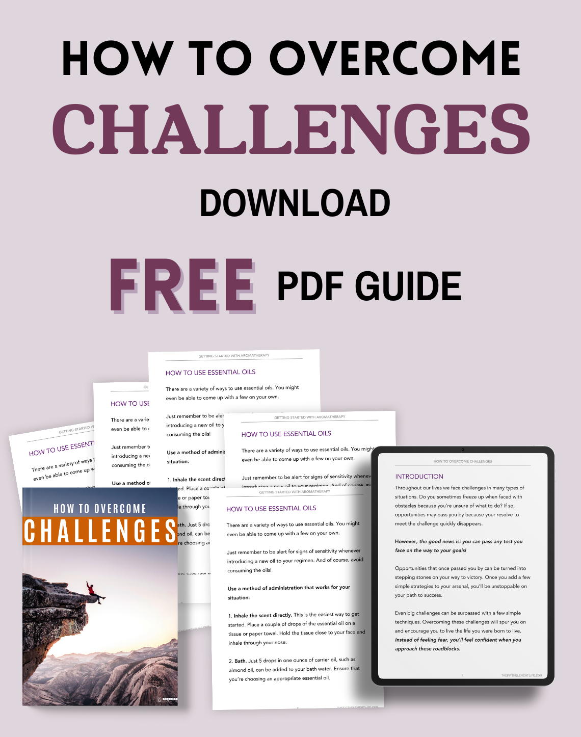 Rise Above: 'How To Overcome Challenges' Online Journal FREE DOWNLOAD ...