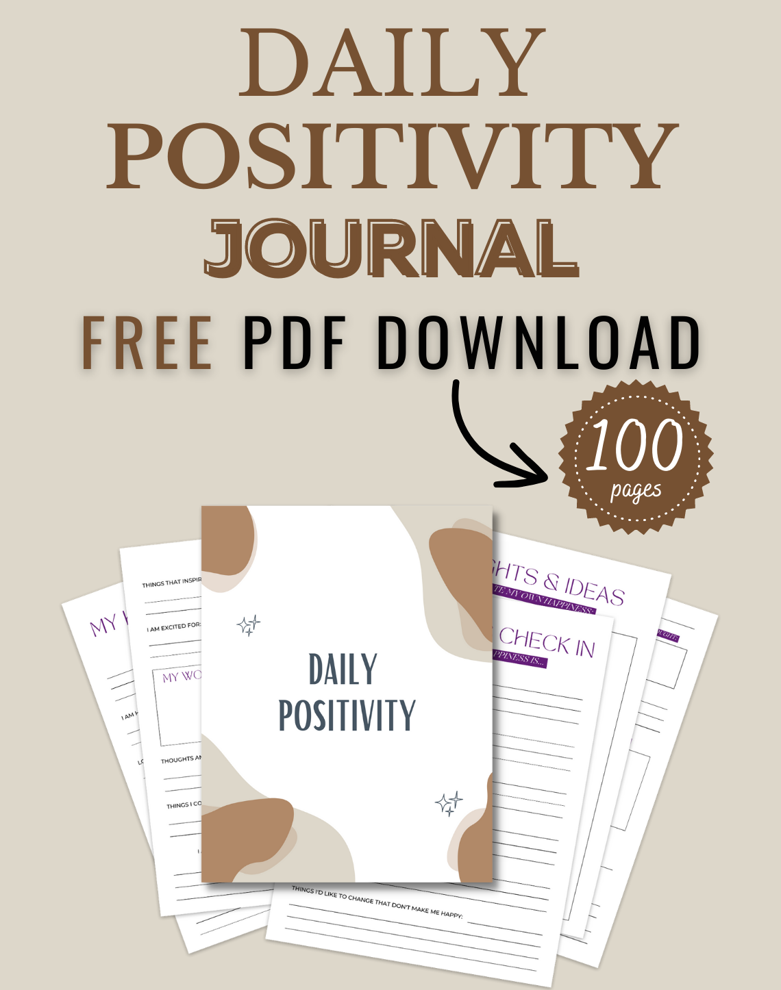 Radiate Optimism With The ‘Daily Positivity Journal’ FREE DOWNLOAD ...