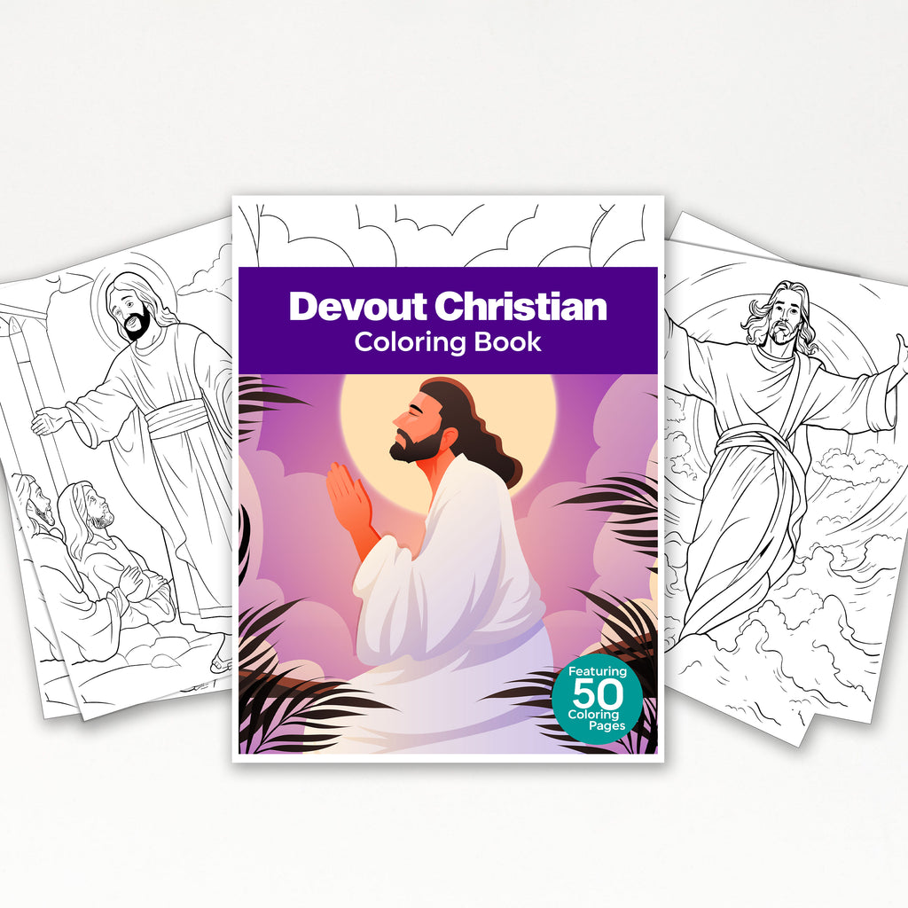 50 Inspiring Christian Printable Coloring Pages For Kids & Adults (INS ...