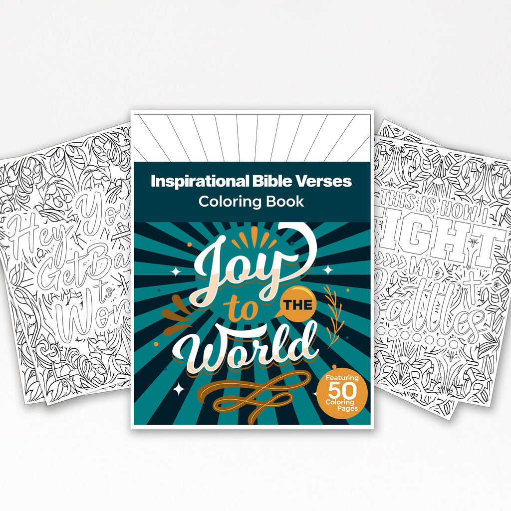 50 Inspirational Bible Verse Printable Coloring Pages For Kids & Adult ...