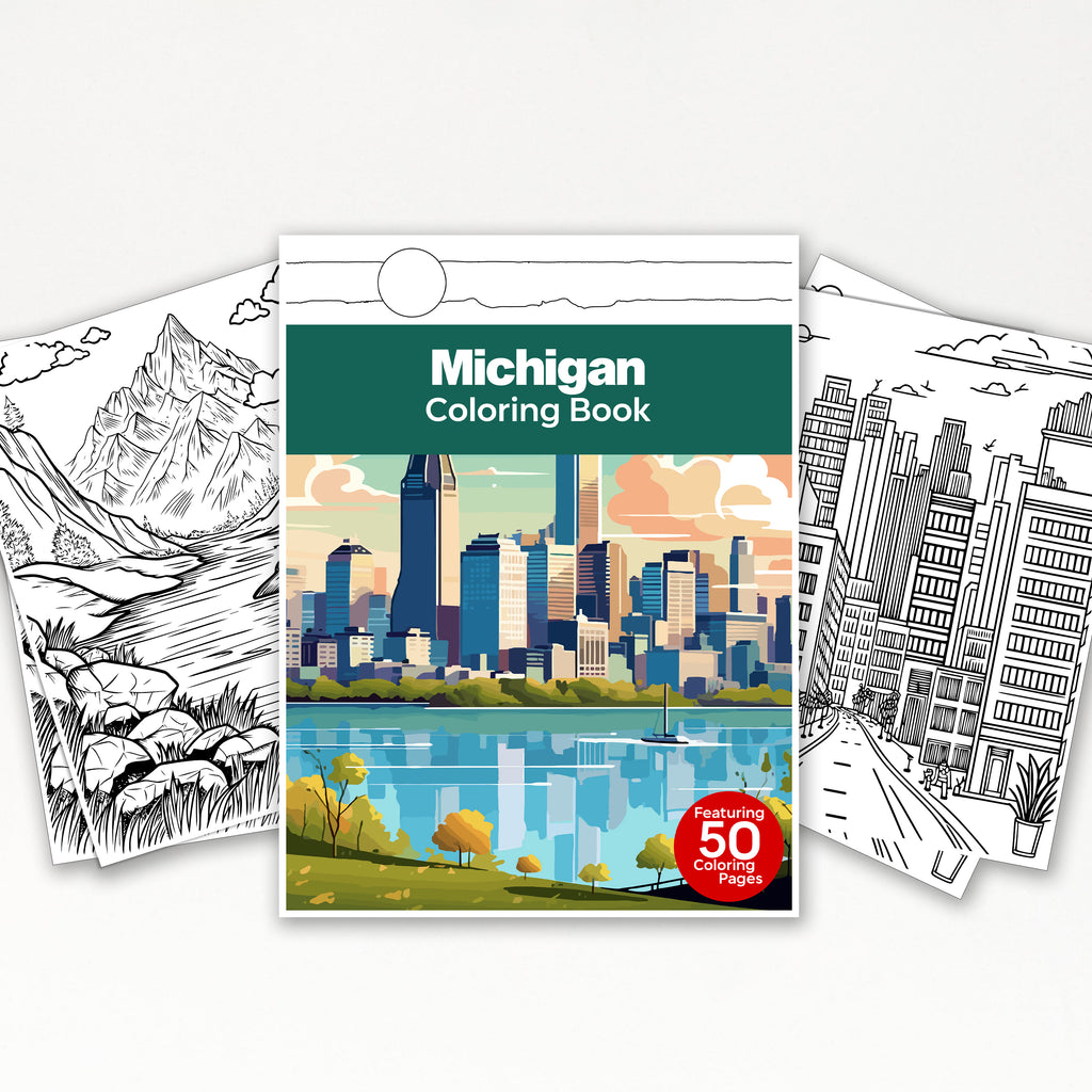 50 Mesmerizing Michigan Printable Coloring Pages For Adults & Kids (IN ...