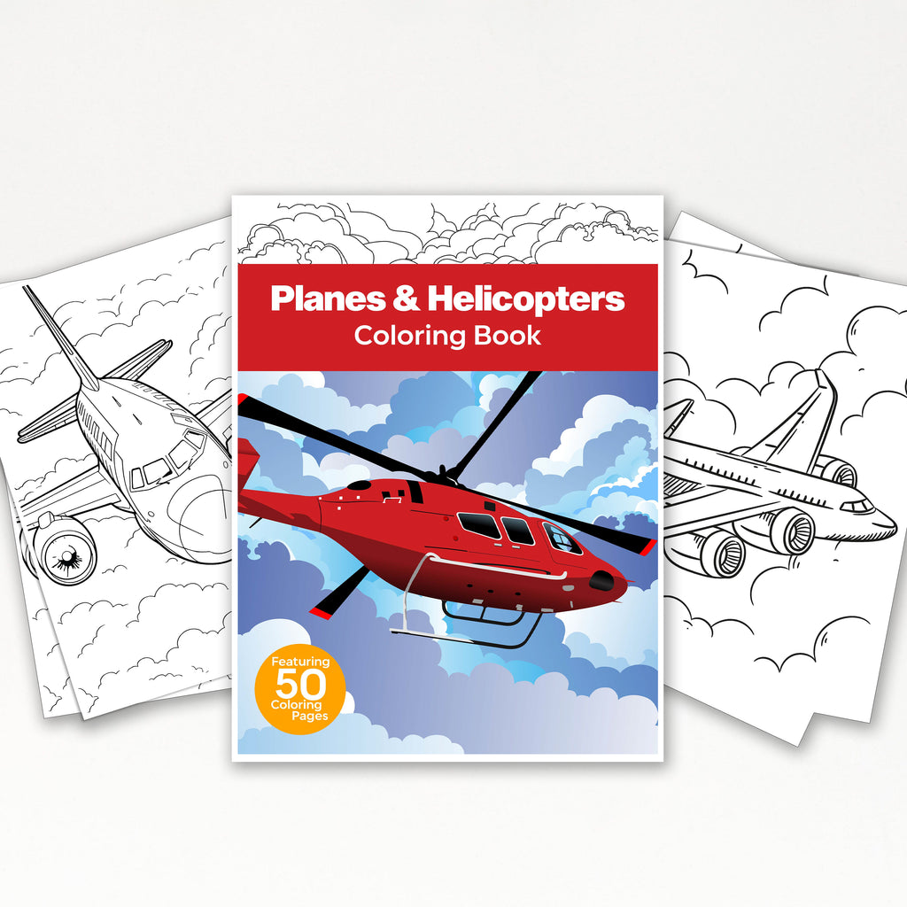 50 High-Flying Helicopter Printable Coloring Pages For Kids & Adults ...