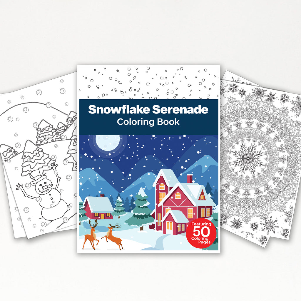 50 Snowflake Serenade Printable Coloring Pages For Kids & Adults (INST ...